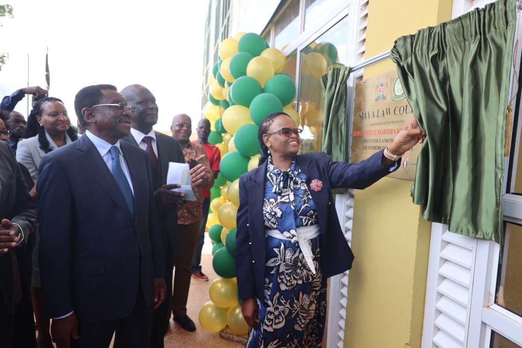 CJ Koome launches specialized courts in Siaya – The Judiciary