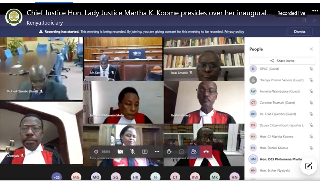 Virtual Courts – The Judiciary