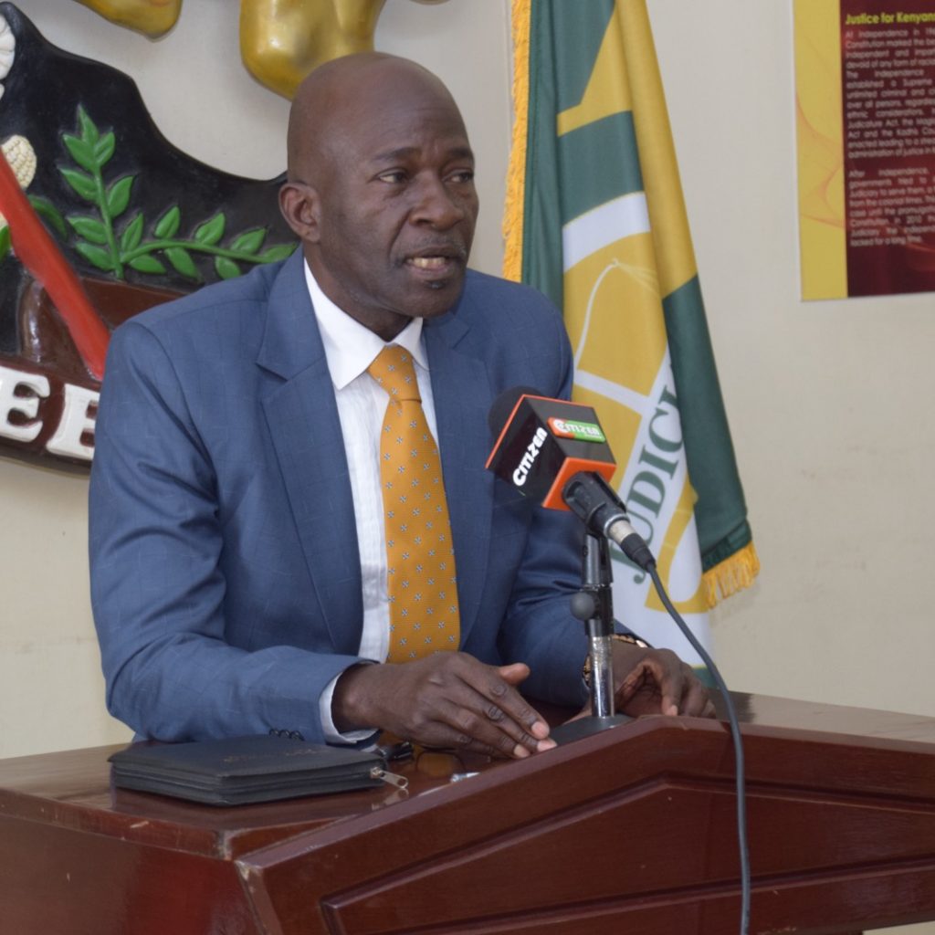 Justice Antony Charo Mrima takes Oath of Office as JSC Commissioner ...